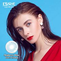 China Eyes Natural Color Lens 2pcs Blue Beauty Contact Lenses Yearly For Cosmetic for sale