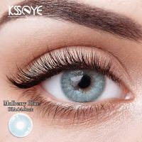 China Eyes Natural Color Lens 2pcs Blue Beauty Contact Lenses Yearly For Cosmetic for sale