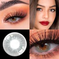 China ODM 2 Tone Natural Looking Ocean Sky Gray Contact Lens Private Label 14.0mm for sale