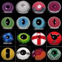 China Cosplay Custom Contact Lens Crazy Halloween Color Contact Lenses Cosplay for sale