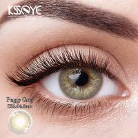 China Eyes Color Contact Lenses With Diopters 1pair Natural Blue Beautiful Grey for sale