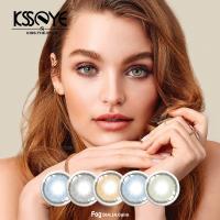 China Yearly Sweety Natural Prescription Grey Colored Contacts Lens For Dark Skin  for sale