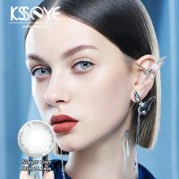 China Diopters Eyes Color Contact Lenses Halloween 1pair Natural Blue Beautiful Pupils for sale