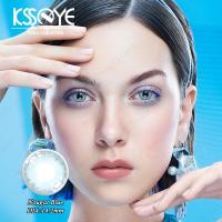 China Diopters Eyes Color Contact Lenses Halloween 1pair Natural Blue Beautiful Pupils for sale