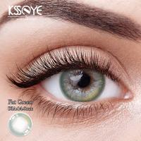 China Eyes Cosmetic Green Contact Lens HEMA NVP Material Yearly for sale