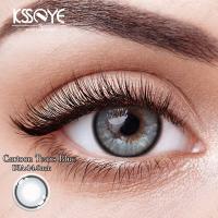 China Eyes Natural Color Lens 2pcs Blue Beauty Contact Lenses Yearly For Cosmetic for sale