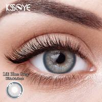 China Ksseye Color Contact Lenses For Eyes Grey Beauty Pupils Natural With Case for sale