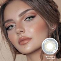 China Eyes Color Contact Lenses With Diopters 1pair Natural Blue Beautiful Grey for sale