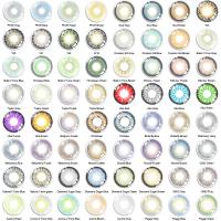 China Natural Colored Eye Contact Lenses 2pcs Yearly 40% Water Contact For Beauty Cosplay for sale