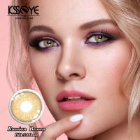 China Natural Colored Eye Contact Lenses 2pcs Yearly 40% Water Contact For Beauty Cosplay for sale