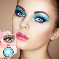 China Natural Colored Eye Contact Lenses 2pcs Yearly 40% Water Contact For Beauty Cosplay for sale