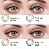 China Eye Cosmetic Natural Color Contact Lens 2pcs Yearly Color For Eyes Beauty for sale