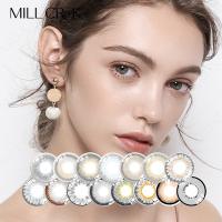 China OEM Natural Grey Color Contact Eye Lens Yearly Cosmetic For Male And Female for sale