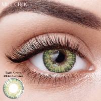 China Color Lenses Mystic Green Dailies Contacts Yearly Wearing Pale Green Contact Lenses for sale