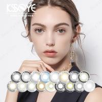 China KSSEYE Gray Eye Contact Lenses Power 0-6.00 Graded Yearly Use Contact Lens for sale