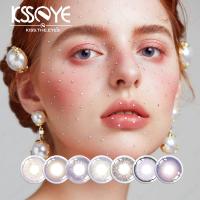 China KSSEYE Magic Eye Contacts Lens Fancy Look 1 PAIR 2 PCS Evil Eye Purple Animation Contact Lens for sale