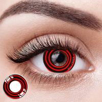 China KSSEYE Halloween Crazy Yearly Cosplay Anime Sharingan Contact Lens 140 Models For Dark for sale