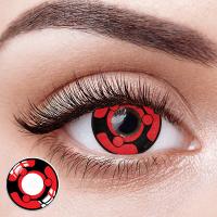 China KSSEYE Halloween Crazy Yearly Cosplay Anime Sharingan Contact Lens 140 Models For Dark for sale