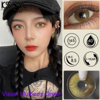 China KSSEYE Colored Eye Contact Lenses Beauty Style Mulberry Green Soft for sale