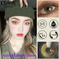 China KSSEYE Colored Eye Contact Lenses Beauty Style Mulberry Green Soft for sale