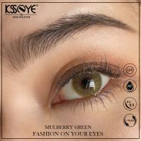 China KSSEYE Colored Eye Contact Lenses Beauty Style Mulberry Green Soft for sale