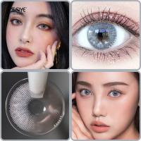 China KSSEYE Soft Circle Cosmetic Big Eye Mulberry Grey Eye Color Contact Yearly 14.00mm for sale