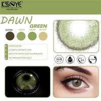 China Ksseye Natural Dawn Green Contact Lens Girls Green Eye Colored Contact Lenses for sale