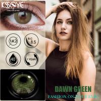 China Ksseye Natural Dawn Green Contact Lens Girls Green Eye Colored Contact Lenses for sale