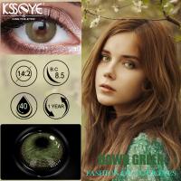 China Ksseye Natural Dawn Green Contact Lens Girls Green Eye Colored Contact Lenses for sale