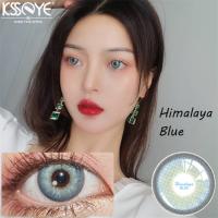 China Ksseye Himalaya Blue Contacts Lens Blue Cosmetic Colored Eye Contact Lens for sale