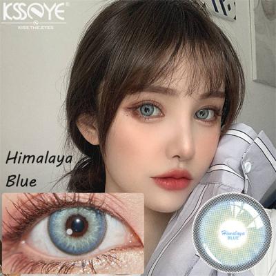 China Ksseye Himalaya Blue Contacts Lens Blue Cosmetic Colored Eye Contact Lens for sale