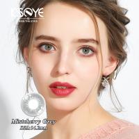 China Ksseye Color Natural Grey Contact Lenses Cosmic Disposable Yearly Colored for sale