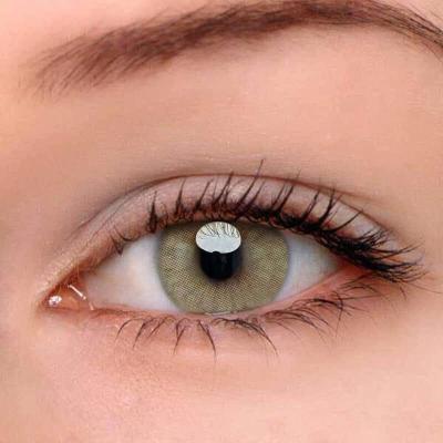 China Aurora Brown Colour Contact Lenses Soft Yearly Natural Eye Contact Len for sale