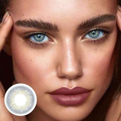 China Taylor Grey Contact Lenses Cosmetic Disposable Yearly for sale