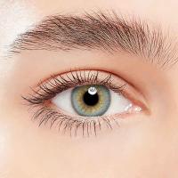 China Girl Grey Colour Eye Contact Lens HEMA Material 8.4-8.6mm Base Curve for sale