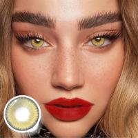 China Girl Grey Colour Eye Contact Lens HEMA Material 8.4-8.6mm Base Curve for sale