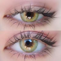 China Girl Grey Colour Eye Contact Lens HEMA Material 8.4-8.6mm Base Curve for sale