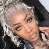 China Girl Grey Colour Eye Contact Lens HEMA Material 8.4-8.6mm Base Curve for sale