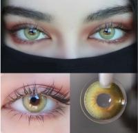 China Girl Grey Colour Eye Contact Lens HEMA Material 8.4-8.6mm Base Curve for sale