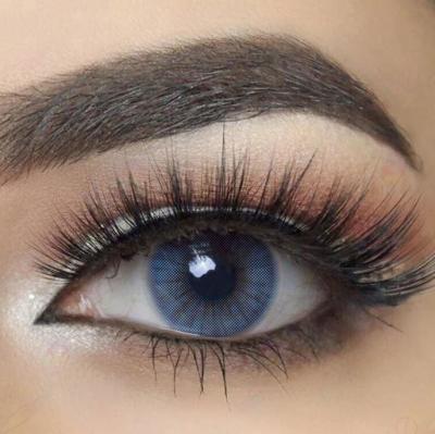 China Hidrocor Azul Prescription Colored Contact Lenses Oem Natural Custom Soft Blue Color for sale
