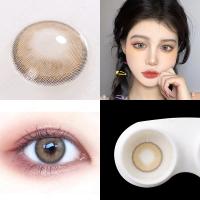 China Mountain Gray Color Contact Lens Cycle Eye Contacts Cosmetic Lens Size 14mm for sale