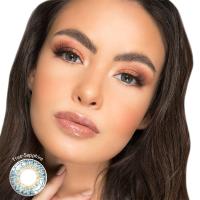 China KSSEYE True Sapphire Blue Contact Lenses Non Prescription 14.5 for sale