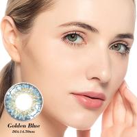 China KSSEYE Soft Ice Blue Sterling Greay True Sapphire Contacts Lenses Eye Beauty for sale