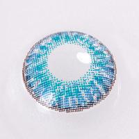 China Cosmetic Brilliant Blue Turqoise 14.5 Mm Contact Lenses Oem for sale