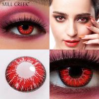 China Toric Halloween Blue Purple Green Tinted Daily Colored Contacts With Big Pupil for sale