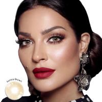 China Transparent Prescribed Colored Contacts Aurora Brown Lenses for sale