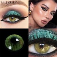 China Odm Solid Most Realistic Colored Contacts Natural Looking For Dark Eyes for sale