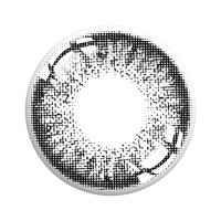 China Customized Logo Ice Dew Natural Black Contact Lenses Prescription 14.5mm for sale