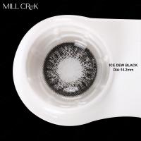 China ISO13485 Coloured Limbal Ring Natural Black Contacts Yearly for sale