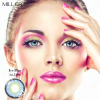 China ISO13485 Coloured Limbal Ring Natural Black Contacts Yearly for sale
